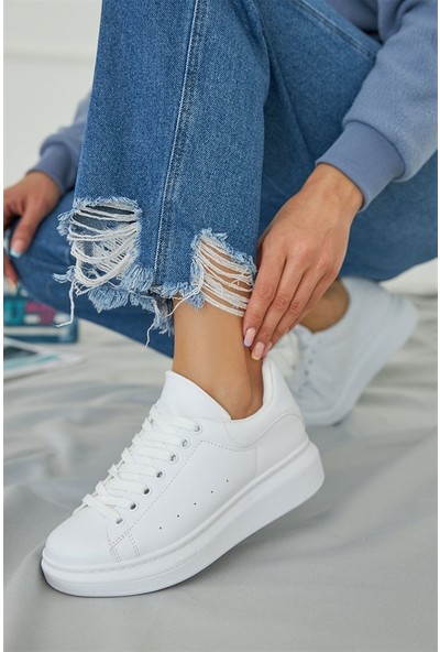 Modalist Rm-3 Platform Günlük Beyaz Spor Ayakkabı