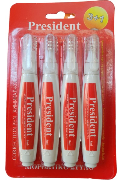 Cmk President Kalem Daksil Seti 4'lü Paket Cmk President Kalem Daksil Seti 4'lü Paket