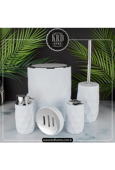 Yzhome 5 Parça Akrilik Lüks Banyo Seti Takımı Sabunluk Yzhome 5 Parça Akrilik Lüks Banyo Seti Takımı Sabunluk