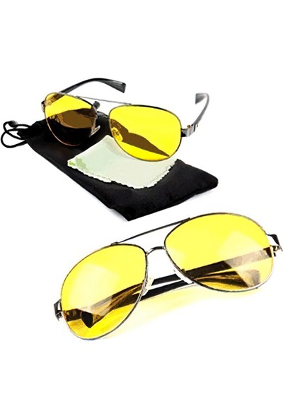 Benturks Gece Görüş Gözlüğü Anti Far Metal Çerçeveli