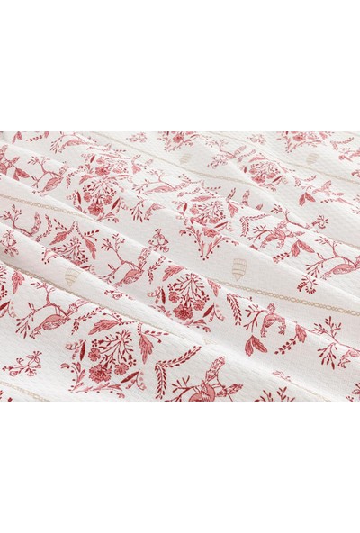 Madame Muko Baskılı %100 Pamuk Çift Kişilik Pike 200 x 220 cm