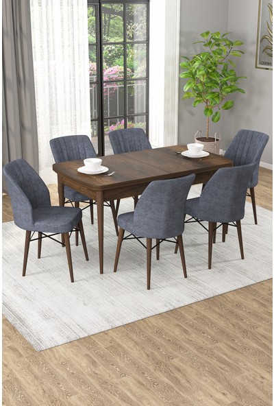 Rovena Mary 70 x 114 cm Mdf Açılabilir Barok Ahşap Desen Mutfak Masa Takımı Yemek Masası 6 Adet Sandalye Rovena Mary 70 x 114 cm Mdf Açılabilir Barok Ahşap Desen Mutfak Masa Takımı Yemek Masası 6 Adet Sandalye