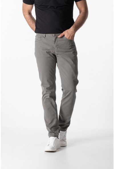 Zeki Özer Erkek Haki Yüksek Bel Boru Paça Keten Pantolon Zeki Özer Erkek Haki Yüksek Bel Boru Paça Keten Pantolon