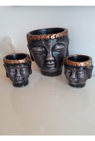 Gardenya Buda 3'lü Dekoratif Set Model 2