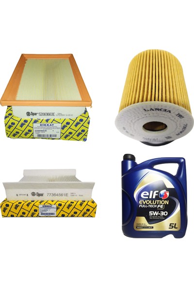Fiat Egea 1.6 Filtre Yağ Bakım Seti - 2016-SONRASI [110 Beygir PARCAPAR1313A]