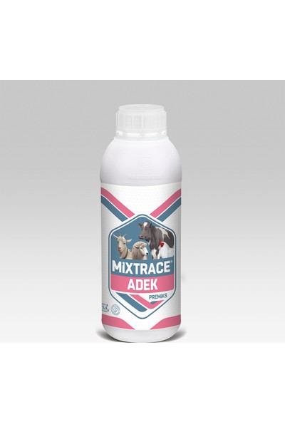 Mıxtrace Adek Vitamin A + Vitamin D3 Vitamin E Vitamin K3 - Sıvı Premiks 1 Litre