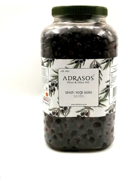 Adrasos Siyah Yağlı Sele 3,5 kg