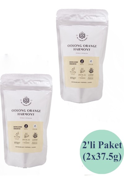 Bi Yudum Doğa Oolong Orange Harmony Portakallı Oolong Çayı 2X15'LI Poşet Çay Bi Yudum Doğa Oolong Orange Harmony Portakallı Oolong Çayı 2X15'LI Poşet Çay