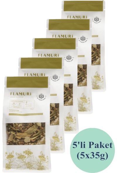 Bi Yudum Doğa 5'li Paket Çiçek Ihlamur 35 gr x 5 Adet Bi Yudum Doğa 5'li Paket Çiçek Ihlamur 35 gr x 5 Adet