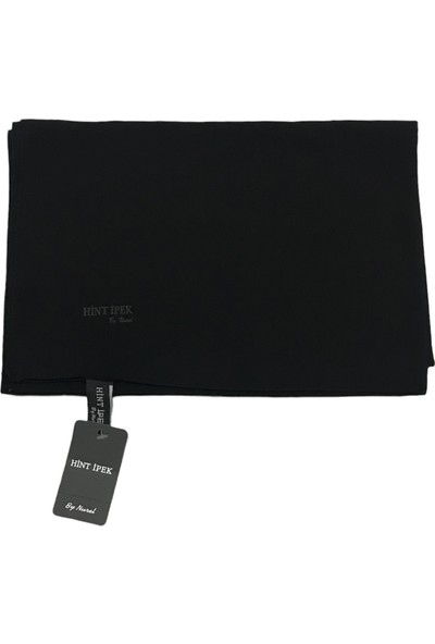 Hint İpek Medine Ipeği Şal- Siyah