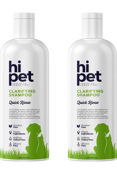 Hipet Arındırıcı Şampuan ( 2 Adet ) Hipet Arındırıcı Şampuan ( 2 Adet )