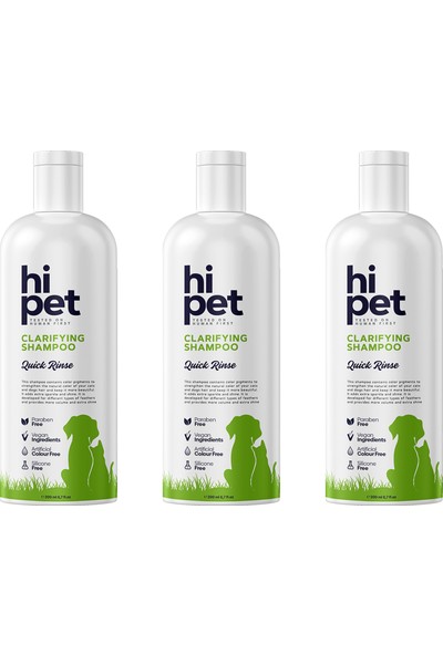 Hipet Arındırıcı Şampuan ( 3 Adet ) Hipet Arındırıcı Şampuan ( 3 Adet )