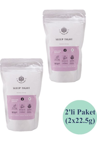 Bi Yudum Doğa Sleep Tight Rahatlatıcı Bitki Çayı 2X15'LI Poşet Çay Bi Yudum Doğa Sleep Tight Rahatlatıcı Bitki Çayı 2X15'LI Poşet Çay