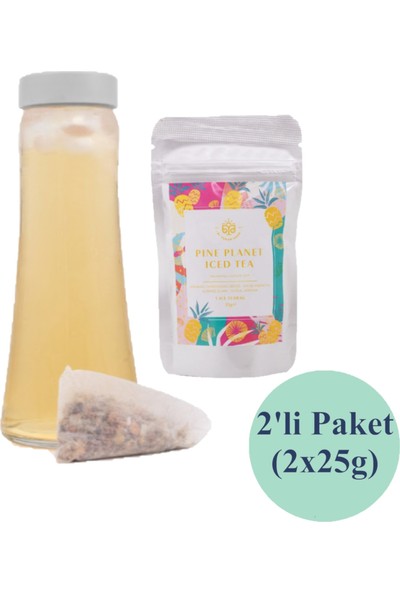 Bi Yudum Doğa Pine Planet 2'li Iced Tea - Ananaslı Soğuk Çay Bi Yudum Doğa Pine Planet 2'li Iced Tea - Ananaslı Soğuk Çay