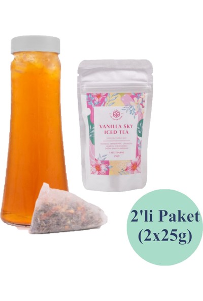 Bi Yudum Doğa Vanilla Sky 2'li Iced Tea - Vanilyalı Soğuk Çay