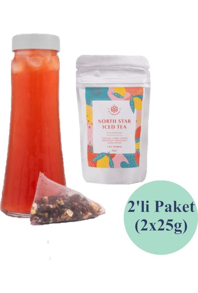 Bi Yudum Doğa North Star 2'li Iced Tea - Siyah Soğuk Çay