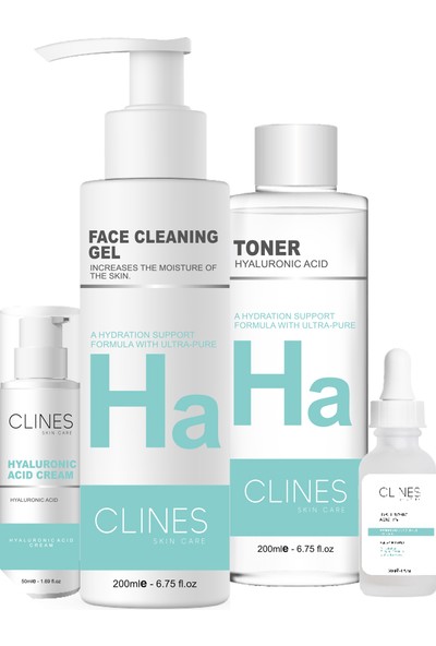 Clines Hyaluronic 4'Lü Set Clines Hyaluronic 4'Lü Set