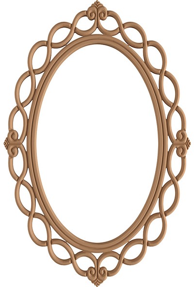 Masifart Seneca Gardenya Elips Ayna Cilasız Ham Masifart Seneca Gardenya Elips Ayna Cilasız Ham