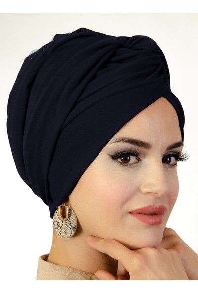 Aişe Tesettür Dolama Bone - Lacivert - Aişe Tesettür Aişe Tesettür Dolama Bone - Lacivert - Aişe Tesettür