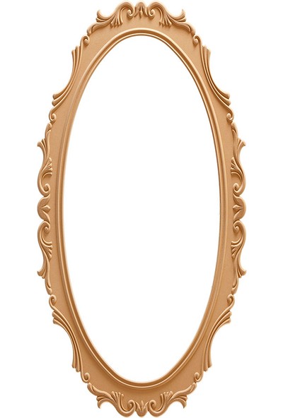 Masifart Albine Lale 180’LIK Oval Ayna Cilasız Ham
