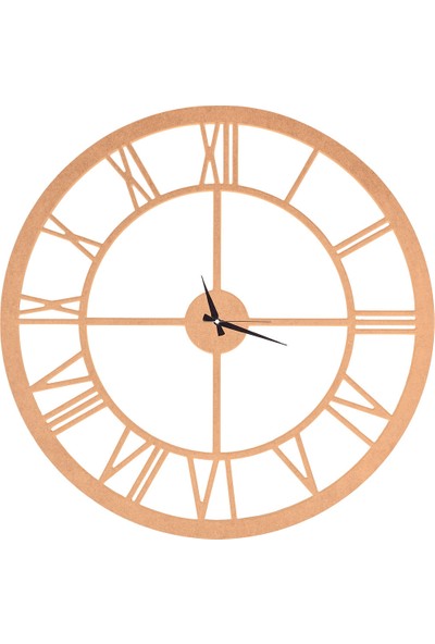 Masifart Adauto Yuvarlak Aynalı Saat 68’lik Cilasız Ham