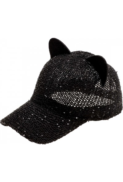 Bay Şapkacı Kadın Pullu Kep 1149 Siyah Bay Şapkacı Kadın Pullu Kep 1149 Siyah