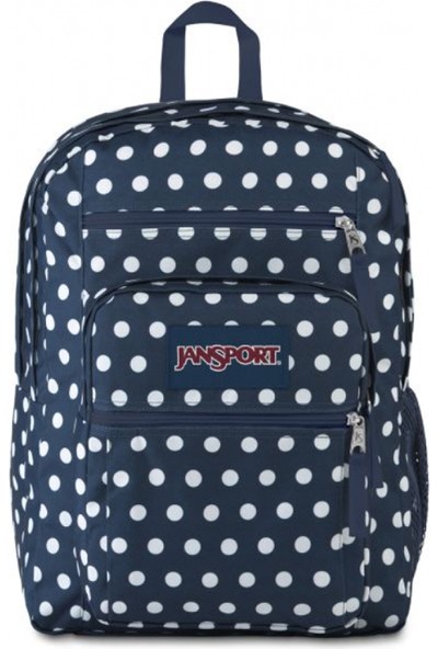 Jansport Puantiye Desenli Sırt Çantası Lacivert