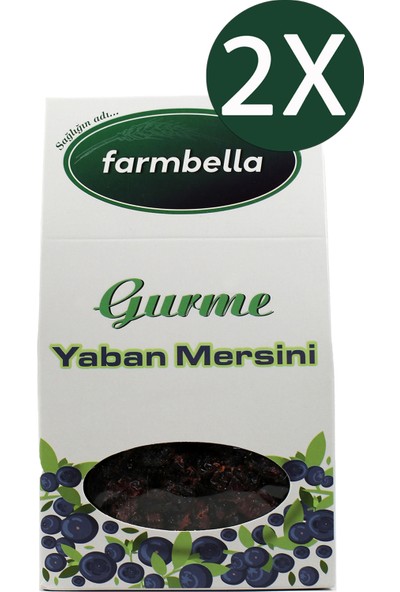 Farmbella Gurme Yaban Mersini 200 gr ( Dried Blueberries ) - 2'li Set Farmbella Gurme Yaban Mersini 200 gr ( Dried Blueberries ) - 2'li Set