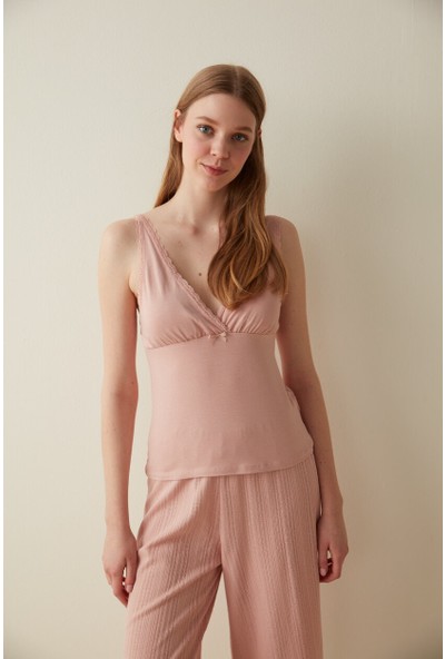 Penti Gül Kurusu Misty Rose Atlet Pijama Üstü Penti Gül Kurusu Misty Rose Atlet Pijama Üstü