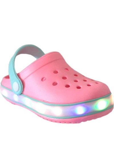 Akınal Bella E196 P.058 Pembe Işıklı Çocuk Terlik Sandalet