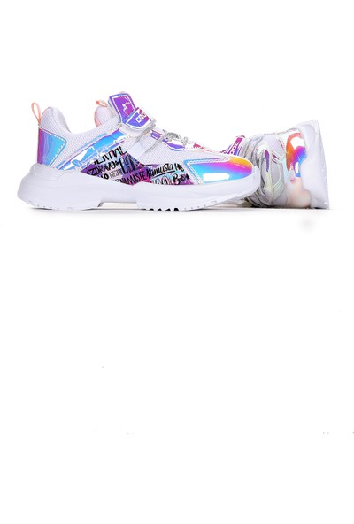 Kiko Kids Paris Cırtlı Kız Çocuk Spor Ayakkabı