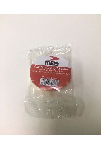 Meysan Menteşe Çi̇ft Tarafli Köpük Bant