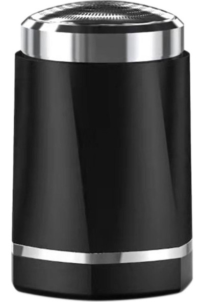 Conveyy Erkekler Su Geçirmez Mini Elektrikli Tıraş Makinesi USB Şarj Sakal Jilet Seyahat Evi Siyah