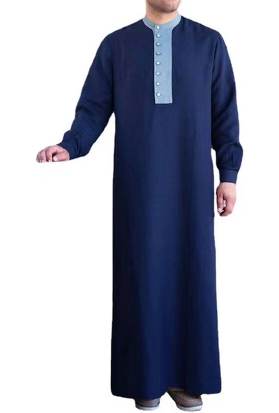 Janae Erkekler Için Kapalı Yakalı Jubba M- Lacivert (Yurt Dışından) Janae Erkekler Için Kapalı Yakalı Jubba M- Lacivert (Yurt Dışından)