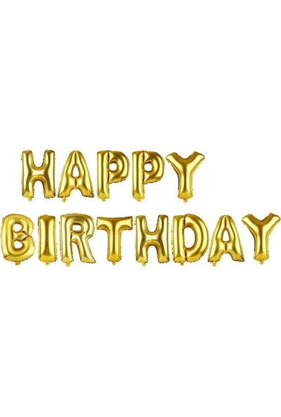 Nzm Happy Birthday Folyo Balon Seti Nzm Happy Birthday Folyo Balon Seti