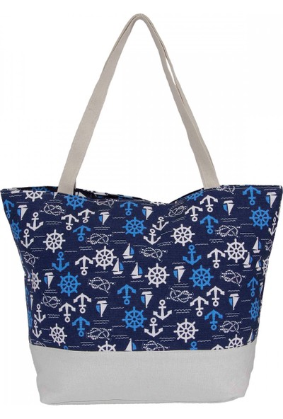 Bay Şapkacı Kadın Plaj Çantası 6466