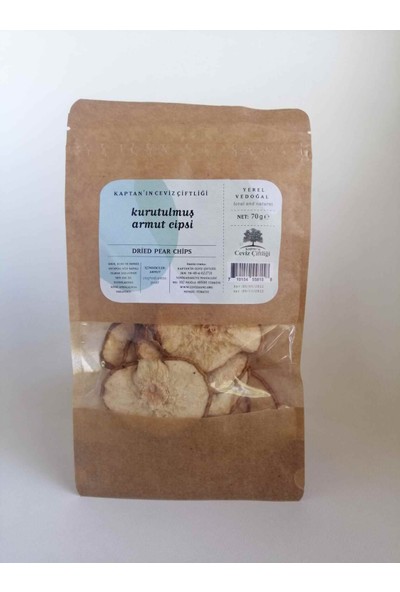Kaptan'ın Ceviz Çiftliği Kurutulmus Armut Cipsi 70 gr