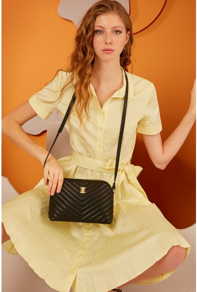 Pierre Cardin Siyah Kadın Çapraz Çanta 05PO22Y1601-LSAV S