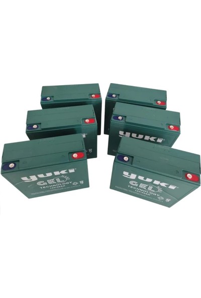 Yuki Elektirikli Motosiklet 12 V 20 Ah 3 Adet