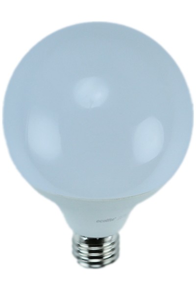 Ecolite 13W 220-240V 1300LM 3000K E27 G95 Buzlu Cam LED Ampul