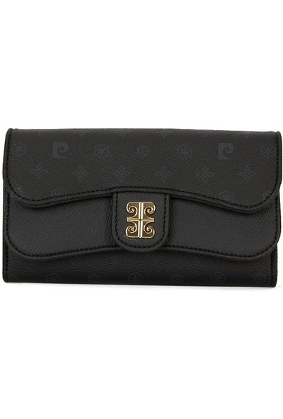 Pierre Cardin Siyah Monogram Kadın Cüzdan 06PO22Y1406-MN S Pierre Cardin Siyah Monogram Kadın Cüzdan 06PO22Y1406-MN S