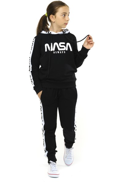 Pina Kids Siyah Kız Çocuk Eşofman Takımı