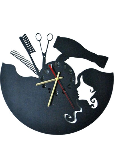 Vonluxe Kuaför Duvar Saati (Yurt Dışından)