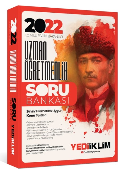 Yediiklim Yayınları MEB Öğretmenlik Kariyer Basamakları Uzman Öğretmenlik Soru Bankası Yediiklim Yayınları MEB Öğretmenlik Kariyer Basamakları Uzman Öğretmenlik Soru Bankası