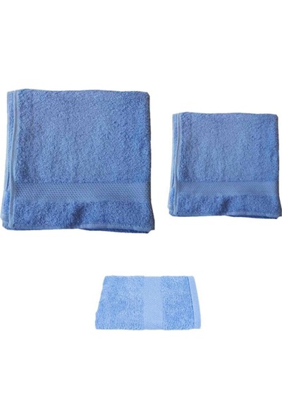 Astüm Askeri Malzeme Banyo, El Yüz ve Tıraş Sakal Havlusu - Mavi