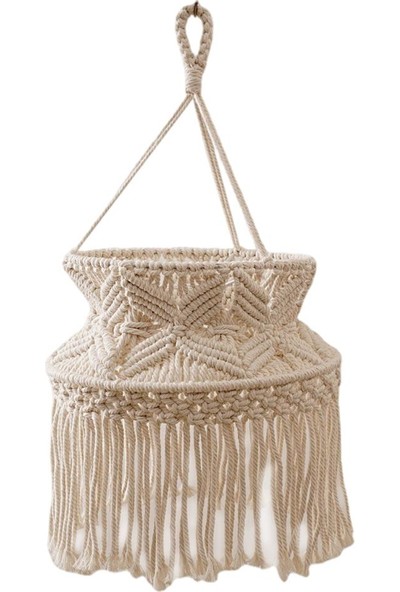 Vonluxe Makrome Püskül Lambası Gölge Dokuma (Yurt Dışından)