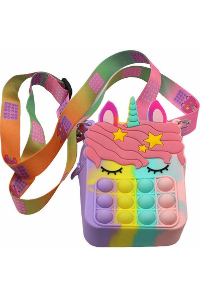 Yipaist Unicorn Kabarcık Omuz Çantası (Yurt Dışından)