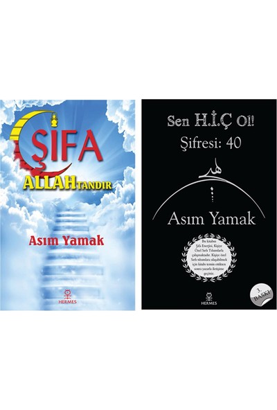 Sen Hiç Ol! Şifresi: 40 Şifa Allah'tandır - Asım Yamak ( 2 Kitap Set ) Sen Hiç Ol! Şifresi: 40 Şifa Allah'tandır - Asım Yamak ( 2 Kitap Set )