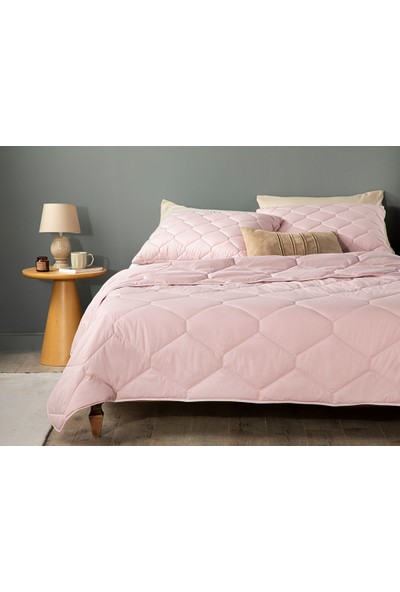 English Home Colourful Pamuklu Çift Kişilik Yastık Yorgan Tk 195X215 cm Pudra English Home Colourful Pamuklu Çift Kişilik Yastık Yorgan Tk 195X215 cm Pudra