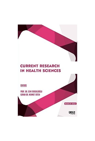 Current Research In Health Sciences Current Research In Health Sciences
